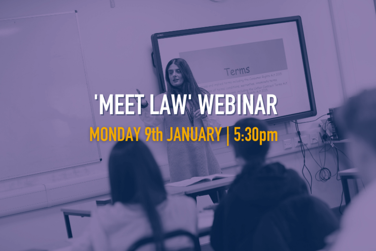 Live Webinar: Law