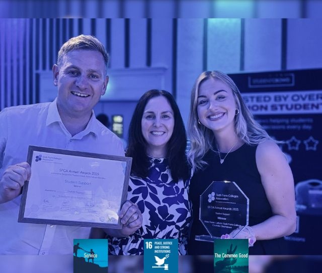 SFCA Awards - Student Support Winners | Notre Dame Catholic Sixth Form ...