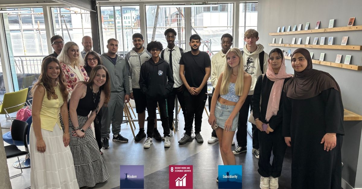 Business T Level Students Visit Dentsu | Notre Dame Catholic Sixth Form ...