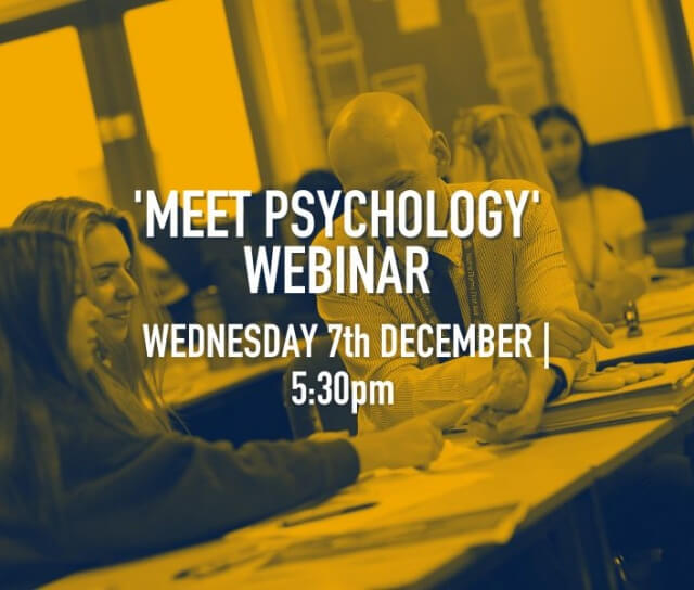 Live Webinar: Psychology