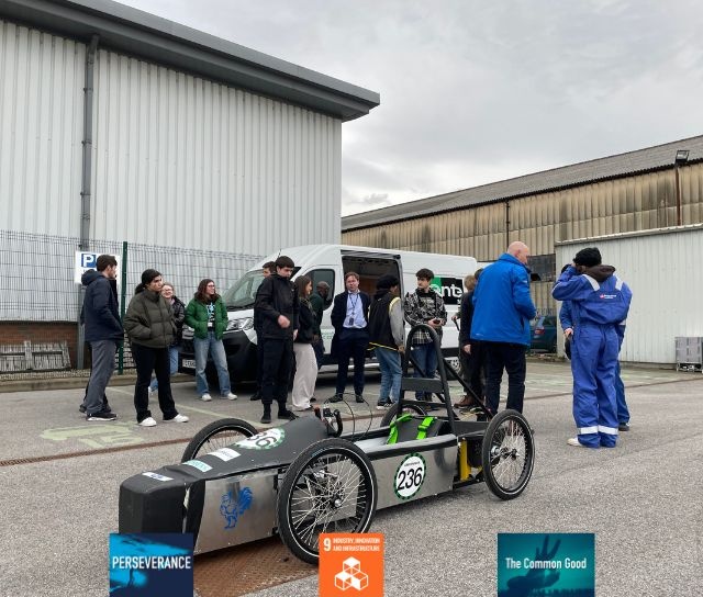 Engineering Club Students Build an Electric Car | Notre Dame Catholic ...